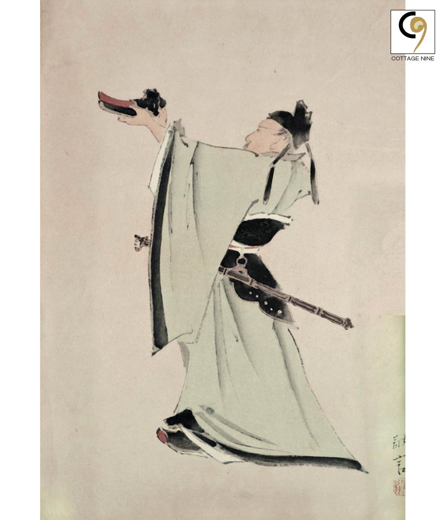 Buy Samurai Japanese Woodblock Print Online | Cottage9