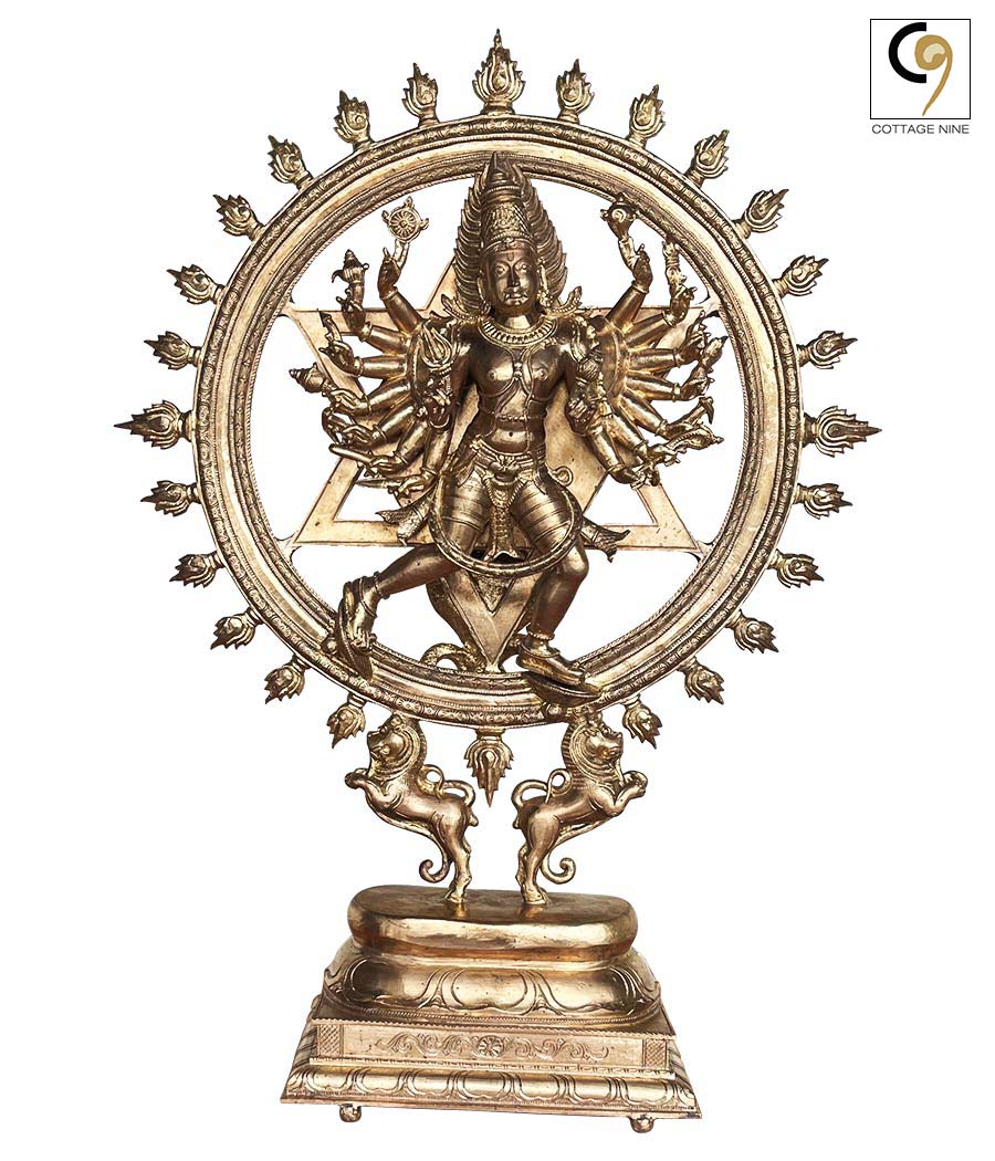 Buy Chakrathalwar (Sudarshana Perumal) Idol of Vishnu | Cottage9