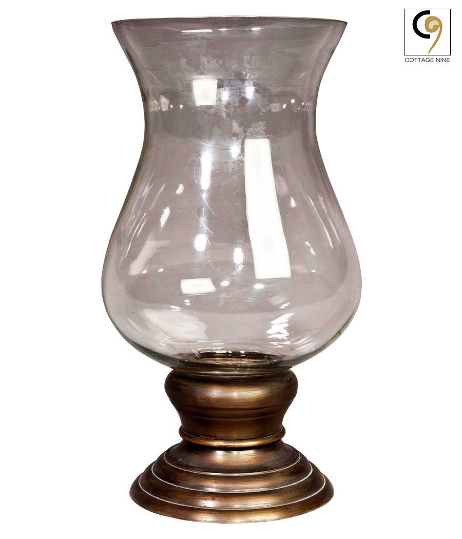 Vintage Glass Candle Lamp - Timeless DÃ©cor from Cottage9.com