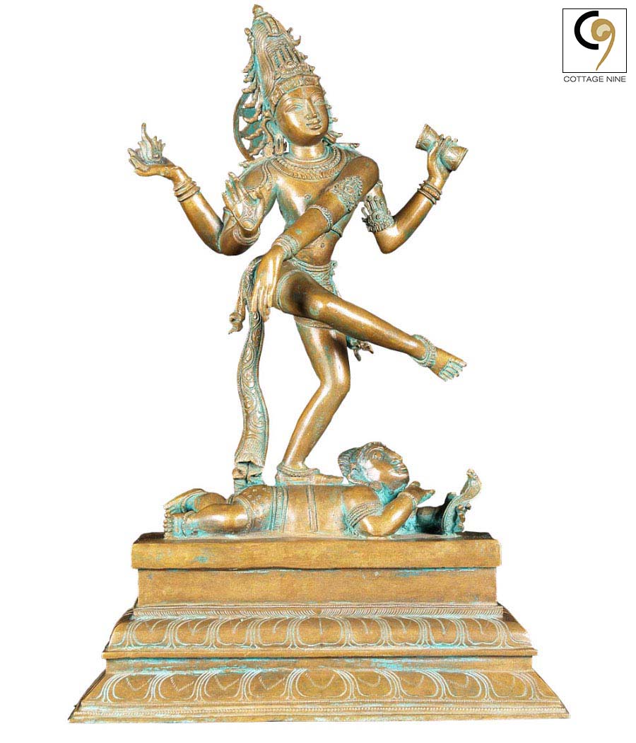 Buy Antique Bronze Hindu Lord Shiva Natasha Statue | Cottage9