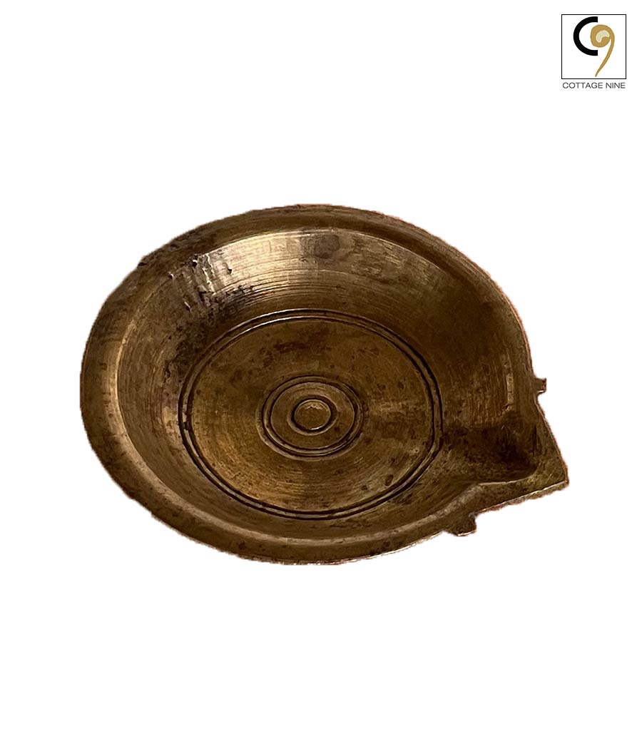 Small Metal Diya | Traditional Indian Home Decor | Cottage9