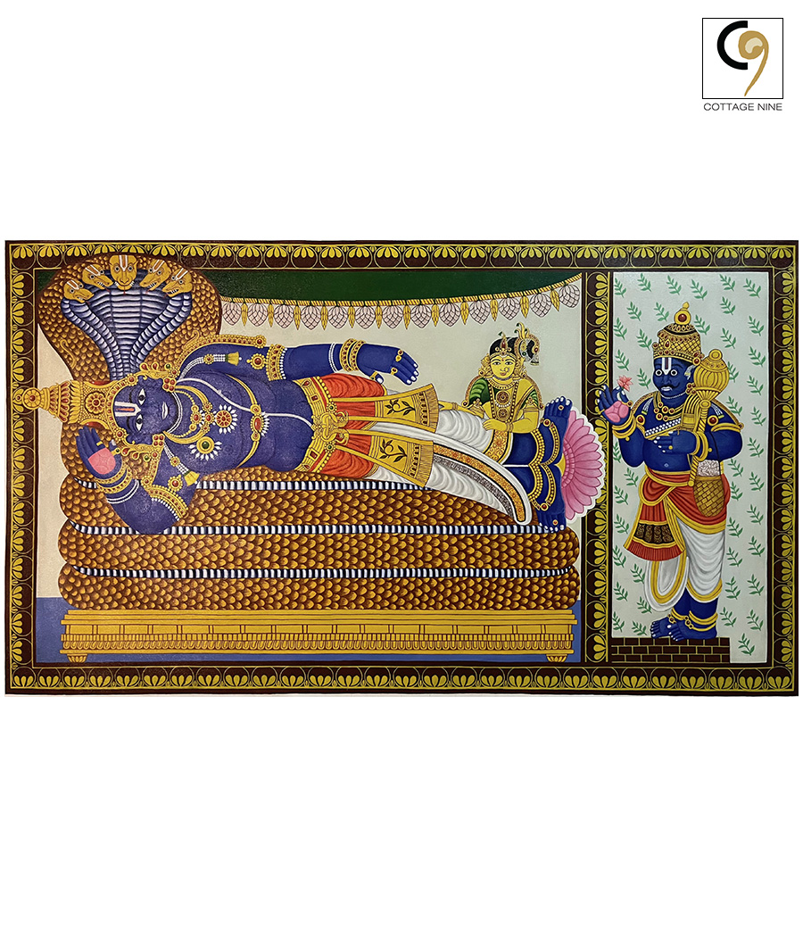 Shop Oleographic Print of an Original Painting of a Mural from Sri ...