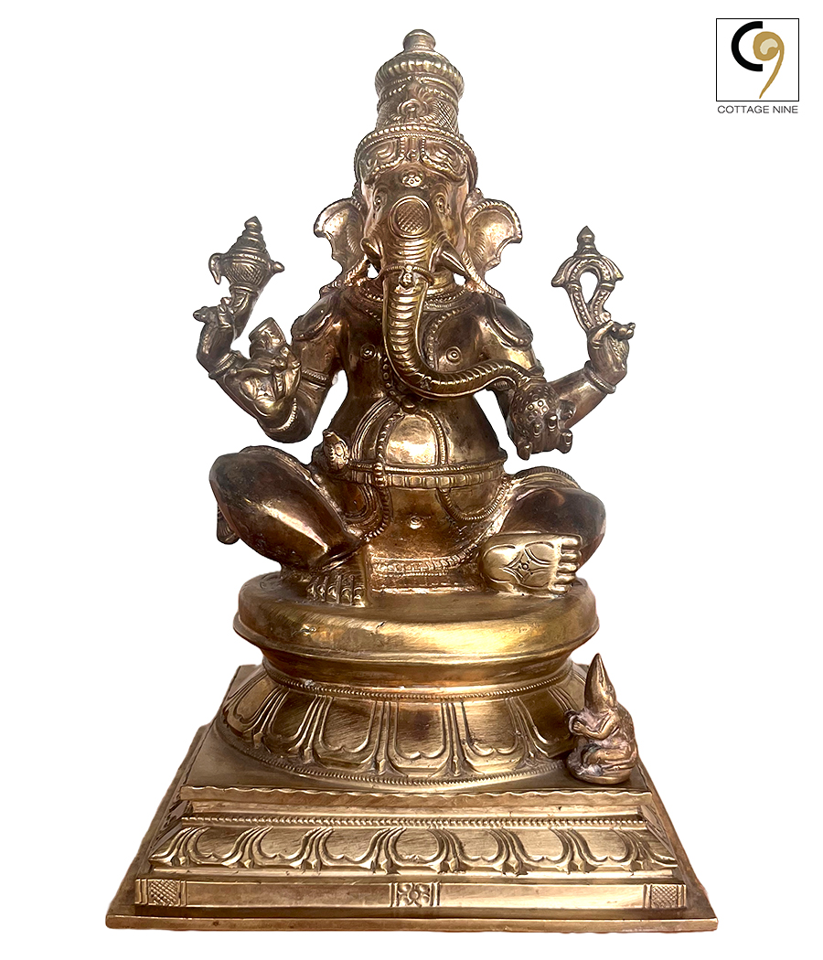 Exclusive Bronze Idol Of Vijayanagara Vinayaka Ganesha | Hindu God Idols