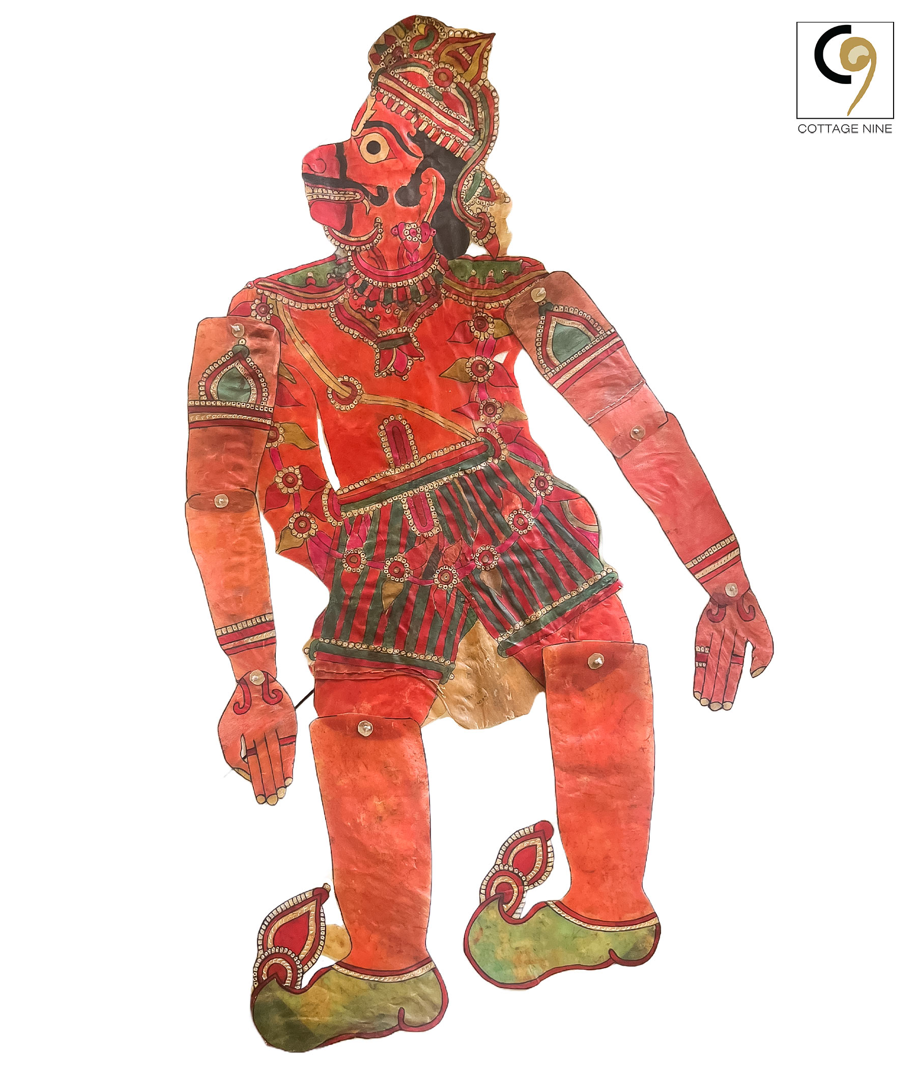 Buy Sri Hanuman Shadow Puppets Online|Cottage9